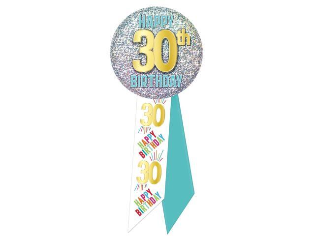 Click here for 30th Birthday Rosette prices