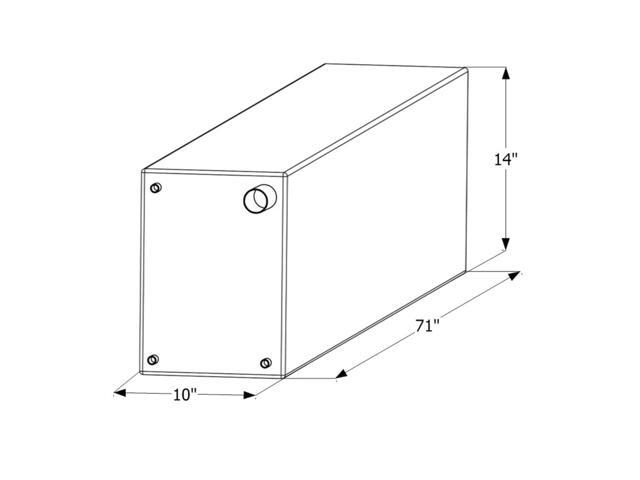 Click here for ICON 12451 Fresh Water Tank  WT2451  71x14x10  41... prices
