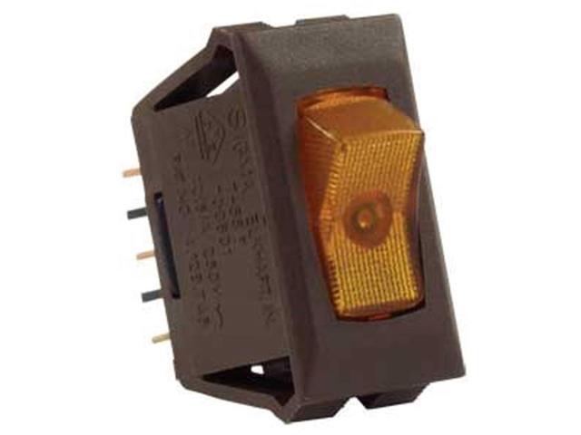 Click here for JR Products 12545 Amber/Brown SPST Illuminated On/... prices