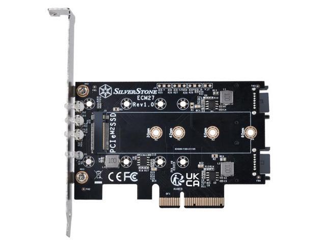 Click here for Silverstone ECM27 1-slot NVMe and 2-slot SATA M.2... prices