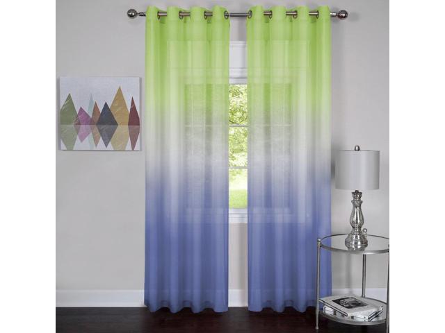 Click here for Rainbow - Single Grommet Panel - 52x84 Green prices