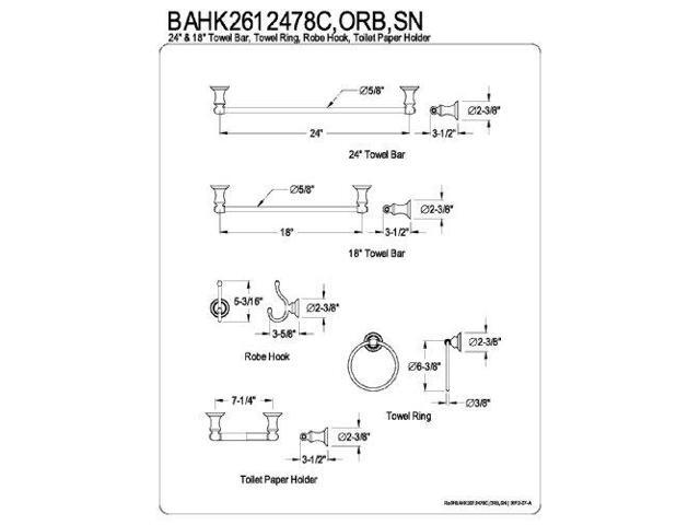 Click here for Kingston Brass BAHK261212478ORB Provence Collectio... prices