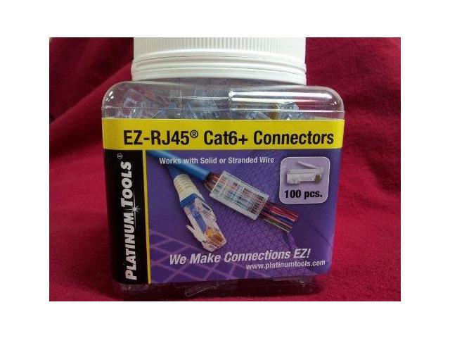 Click here for Platinum Tools EZ-RJ45 Cat 6 Plus Connector  Jar o... prices