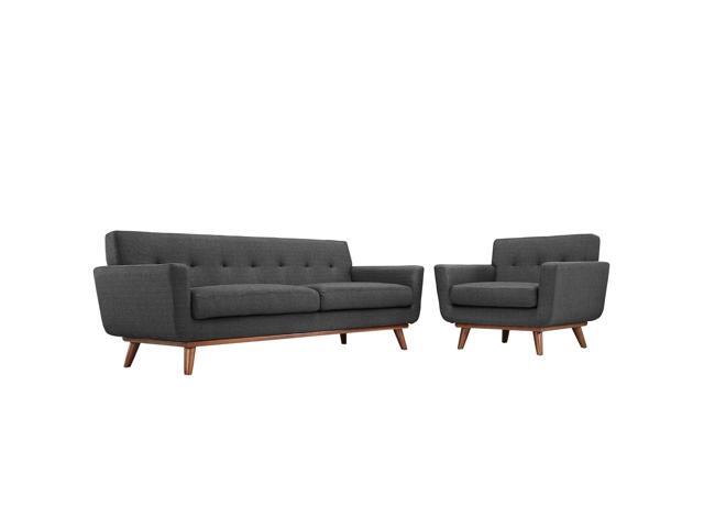 Click here for Engage Armchair and Sofa Set of 2 - Gray prices