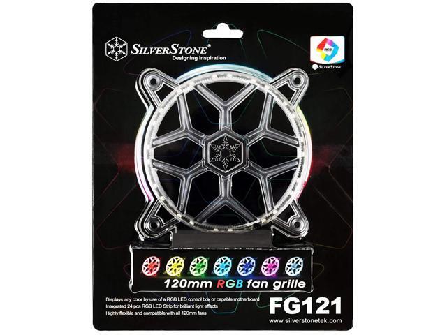 Click here for SilverStone Technology 120mm RGB LED Fan Guard/Gri... prices