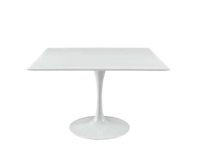 Click here for Lippa 47 Square Wood Top Dining Table - White prices