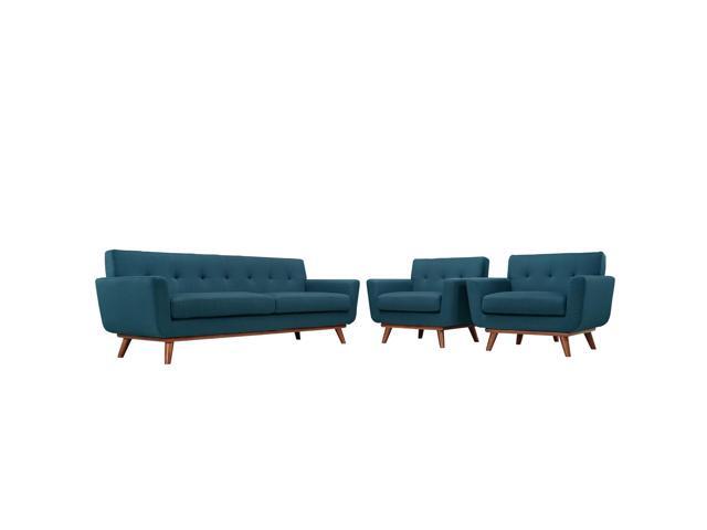 Click here for Engage Armchairs and Sofa Set of 3 - Azure prices