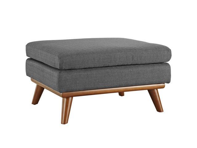 Click here for Engage Upholstered Fabric Ottoman - Gray prices