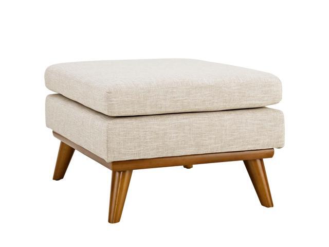 Click here for Engage Upholstered Fabric Ottoman - Beige prices