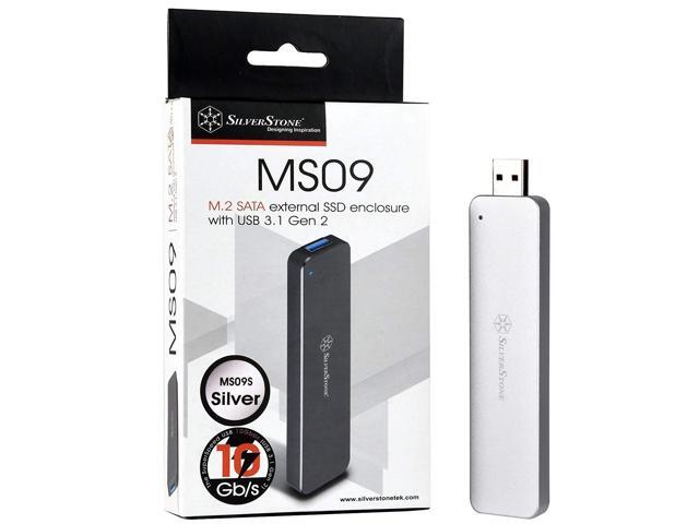 Click here for Silver - M.2 SATA external SSD enclosure with USB... prices