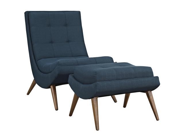 Click here for Ramp Upholstered Fabric Lounge Chair Set - Azure prices