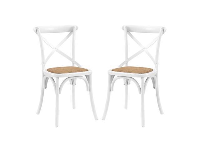 Click here for Gear Dining Side Chair Set of 2 - White prices