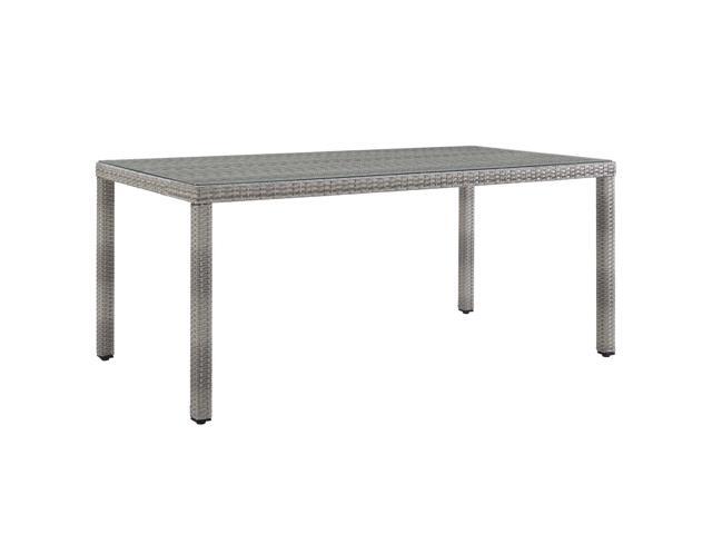 Click here for Aura 68 Outdoor Patio Wicker Rattan Dining Table -... prices