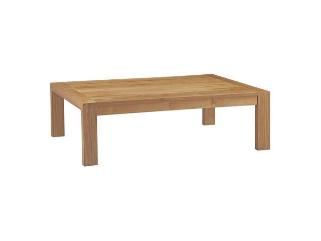 Click here for Upland Outdoor Patio Wood Coffee Table - Natural prices