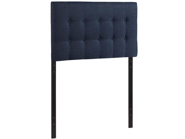 Click here for Emily Twin Upholstered Fabric Headboard - Navy prices