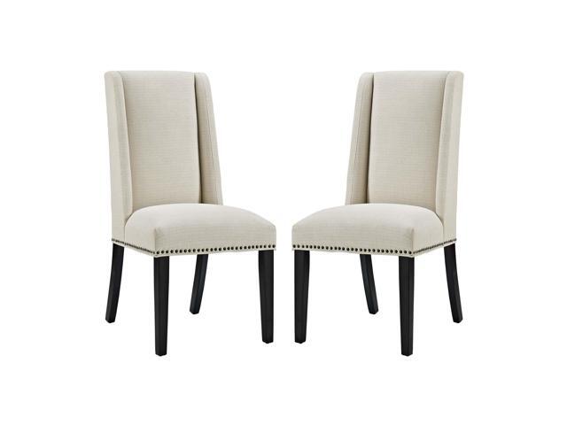 Click here for Baron Dining Chair Fabric Set of 2 - Beige prices