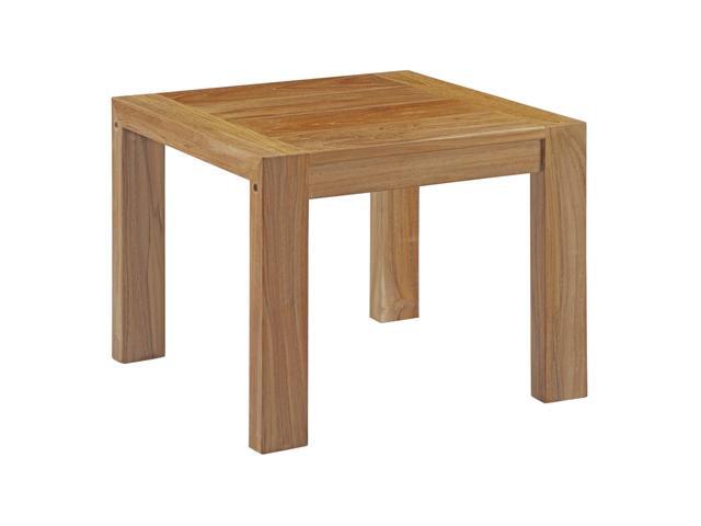 Click here for Upland Outdoor Patio Wood Side Table - Natural prices