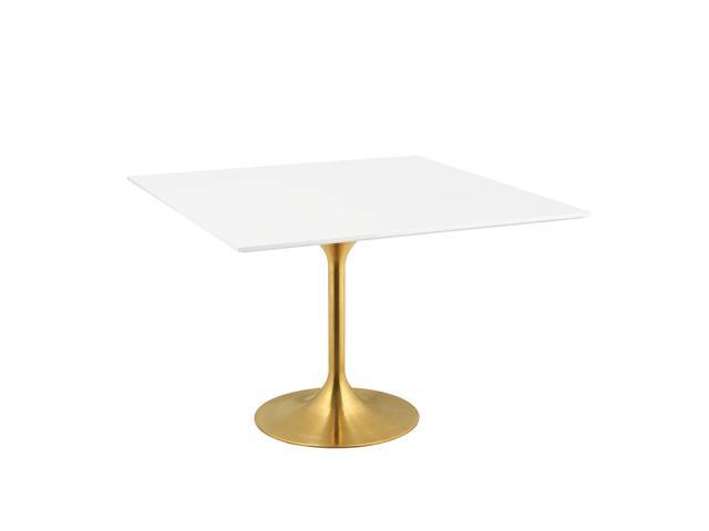 Click here for Lippa 47 Square Dining Table - Gold White prices