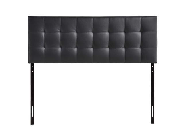 Click here for Lily Full Upholstered Vinyl Headboard - Black prices