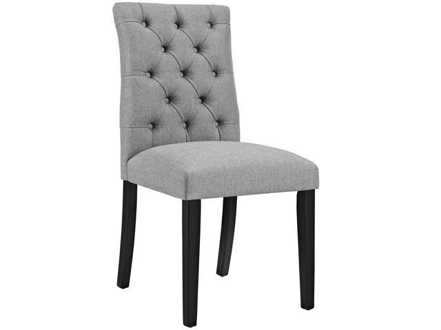 Click here for Duchess Fabric Dining Chair - Light Gray prices