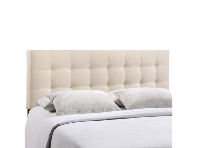 Click here for Lily King Upholstered Fabric Headboard - Ivory prices