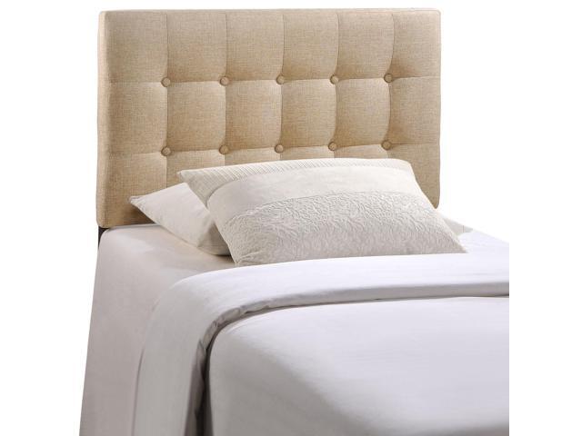 Click here for Emily Twin Upholstered Fabric Headboard - Beige prices