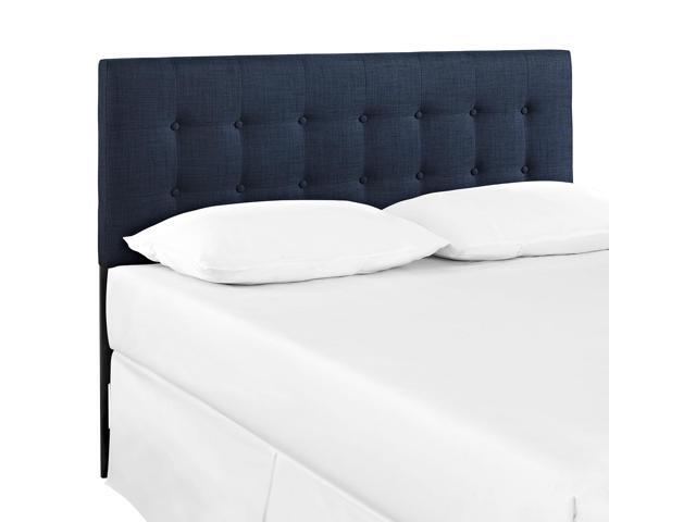 Click here for Emily Queen Upholstered Fabric Headboard - Navy prices