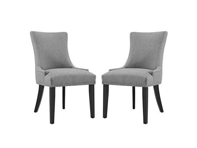 Click here for Marquis Dining Side Chair Fabric Set of 2 - Light... prices