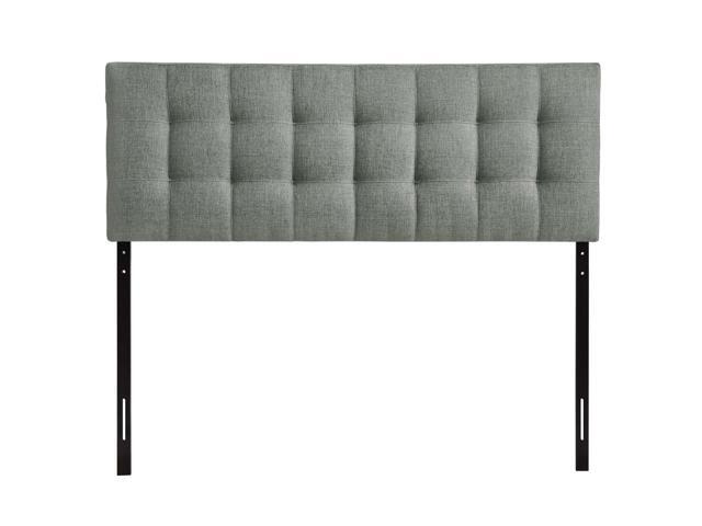 Click here for Lily Queen Upholstered Fabric Headboard - Gray prices