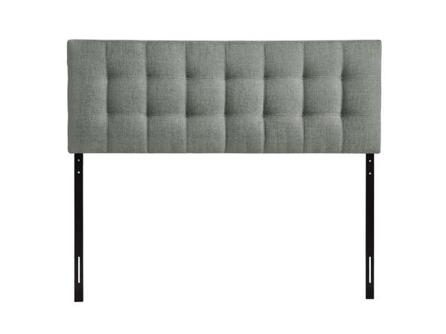 Click here for Lily Full Upholstered Fabric Headboard - Gray prices