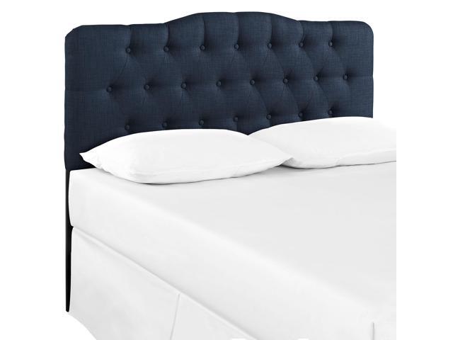Click here for Annabel Queen Upholstered Fabric Headboard - Navy prices