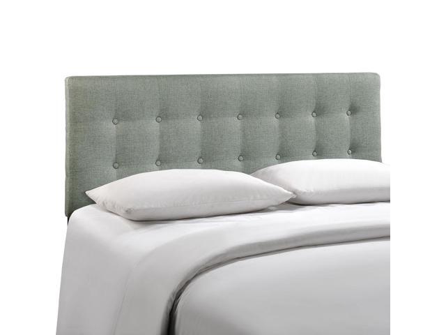 Click here for Emily King Upholstered Fabric Headboard - Gray prices