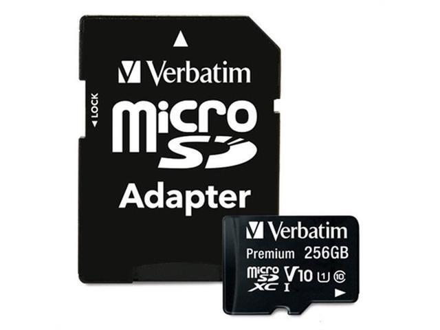 Click here for VERBATIM VER70364 256GB Prem SDXC Memory CL10 prices