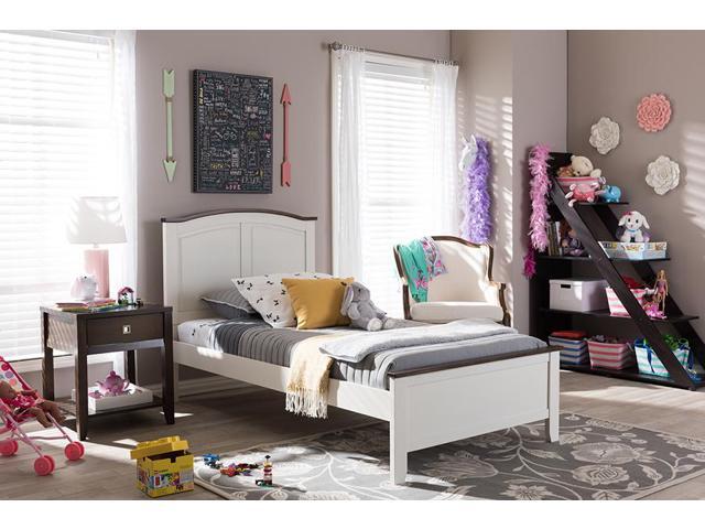 Click here for Baxton Studio Harry Twin Platform Bed in Butter Mi... prices