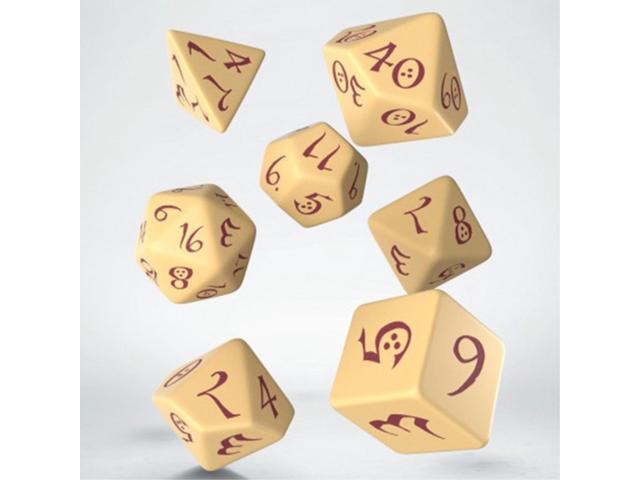 Click here for 7set Classic RPG Dice Set BEIGEburgundy prices