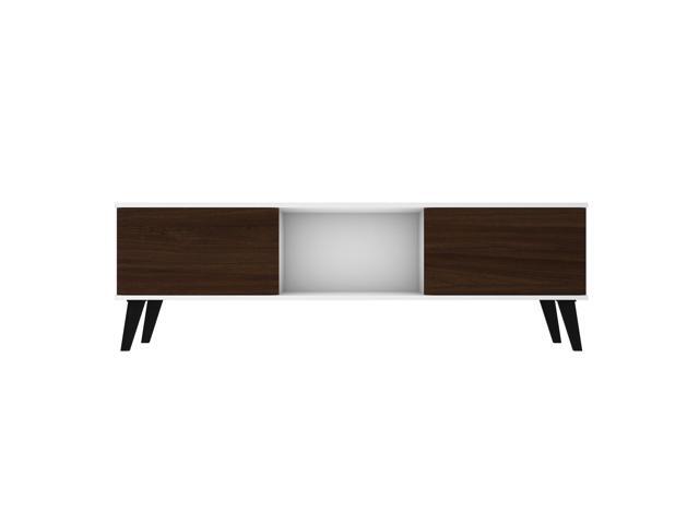 Click here for Doyers 62.20 TV Stand in White and Nut Brown prices