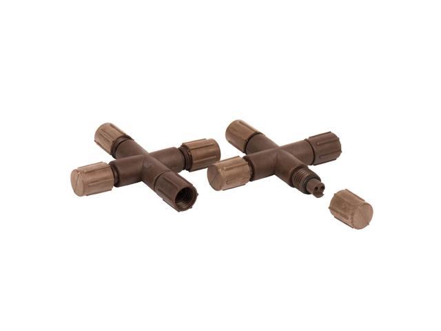 Click here for Vickerman LED Set Brown Coaxial X Splitter 6/Bag -... prices