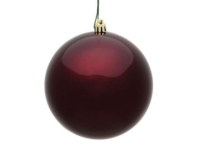 Click here for Vickerman 6 Burgundy Candy Ball UV 4/Bag - N591565... prices