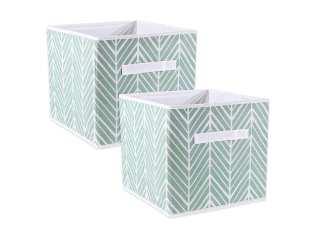 Click here for DII Nonwoven Polyester Cube Herringbone Mint Squar... prices