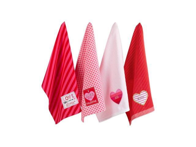 Click here for DII Assorted Valentines Embellished Dishtowel (Set... prices