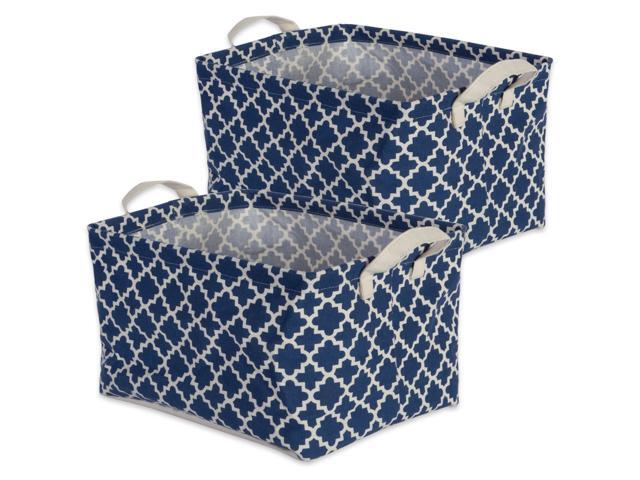 Click here for DII Pe Coated Cotton/Poly Laundry Bin Lattice Naut... prices