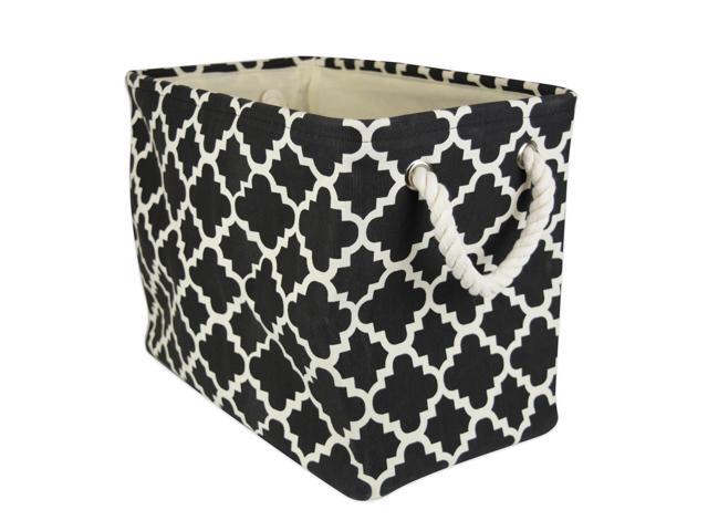 Click here for DII Polyester Bin Lattice Black Rectangle Large prices