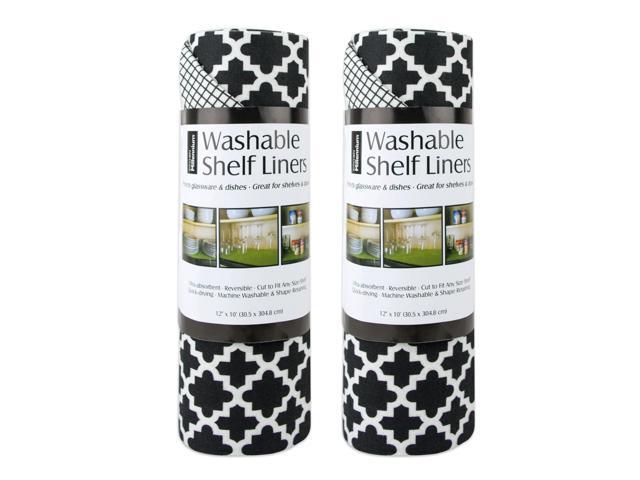 Click here for DII Black Lattice Shelf Liner (Set of 2) prices