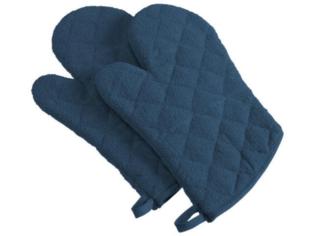 Click here for DII Blue Terry Oven Mitt (Set of 2) prices
