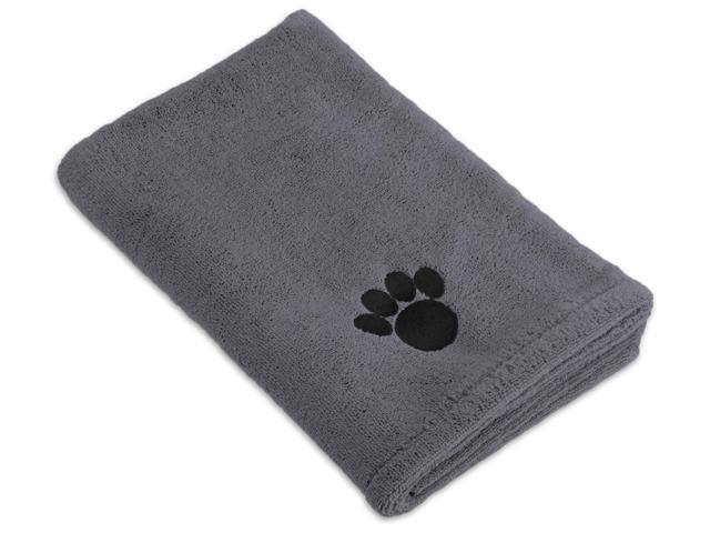 Click here for DII Gray Embroidered Paw Pet Towel prices