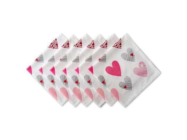 Click here for DII Hearts Collage Print Napkin (Set of 6) prices