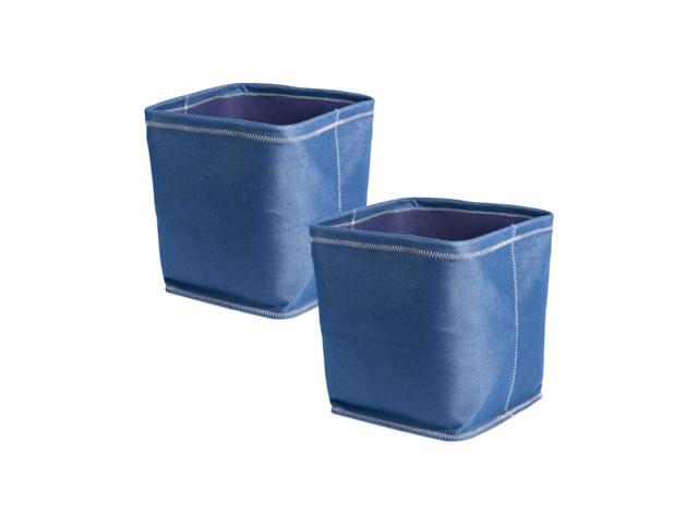 Click here for DII Poly Bin Zig-Zag Stitch Variegated Blue Trapez... prices
