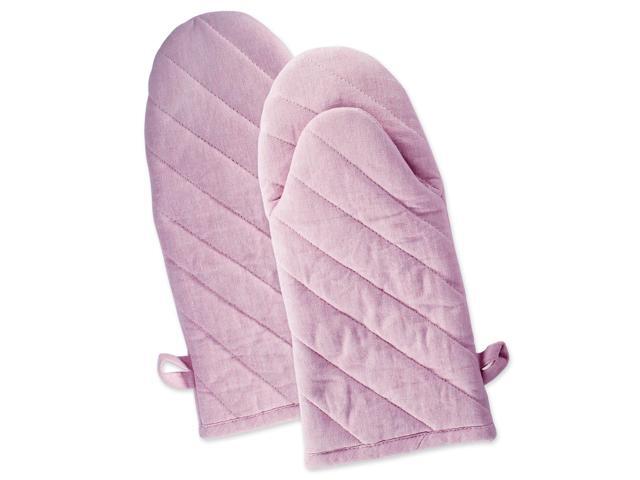 Click here for DII Rose Solid Chambray Oven Mitt (Set of 2) prices