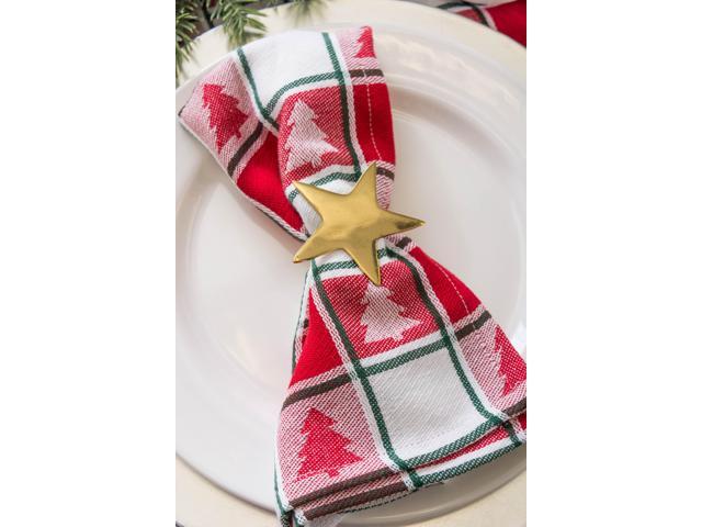 Click here for DII Gold Star Napkin Ring (Set of 6) prices