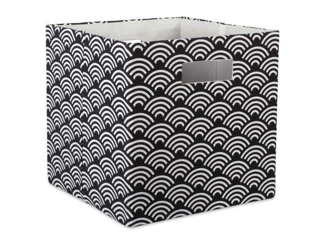 Click here for DII Polyester Cube Waves Black Square prices